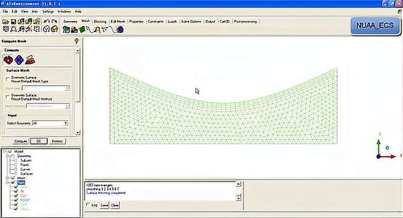 《ICEM 网格划分技术实例详解》二维平面网格生成——喷管实例