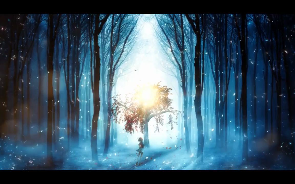 ...森林树林小女孩二次元歌舞表演少儿演出节目舞台LED背景视频 led...