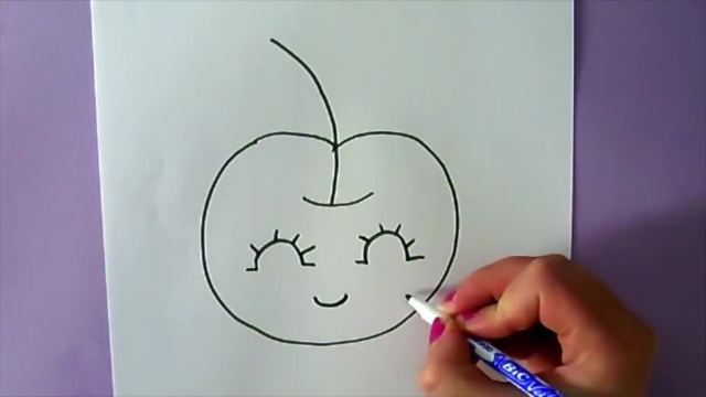 简笔画:美味的大红苹果