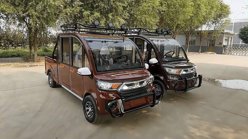 双排皮卡代步车,好看舒适!