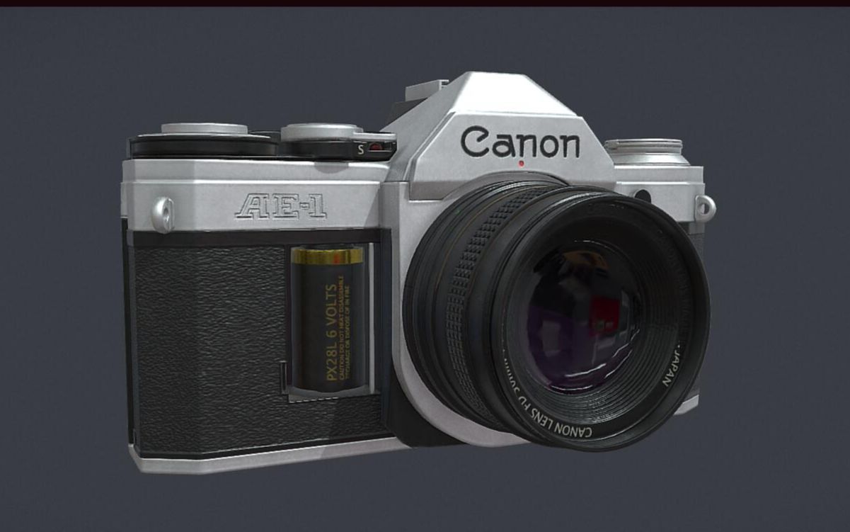 3Dmax道具建模,影视高模“照相机”3D模型全流程完整案例讲解