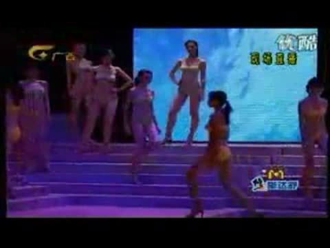 第十二届中国模特之星大赛总决赛第一场女选手泳装合并版