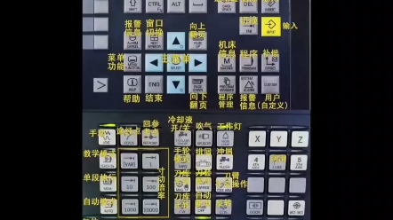 新代系统,西门子系统控制面板中文解析~滴一数控五轴编程培训