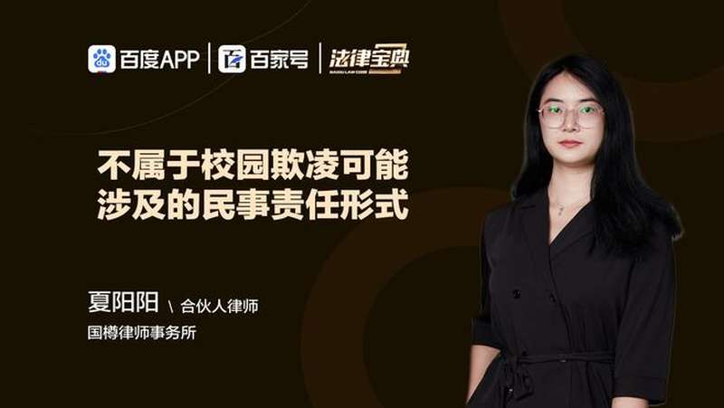 不属于校园欺凌可能涉及的民事责任形式