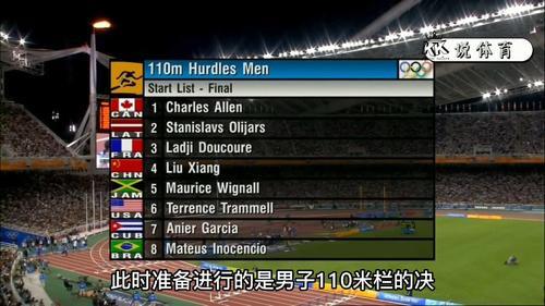 7名老外包夹刘翔,12秒91追平世界记录,解说激动到语无伦次