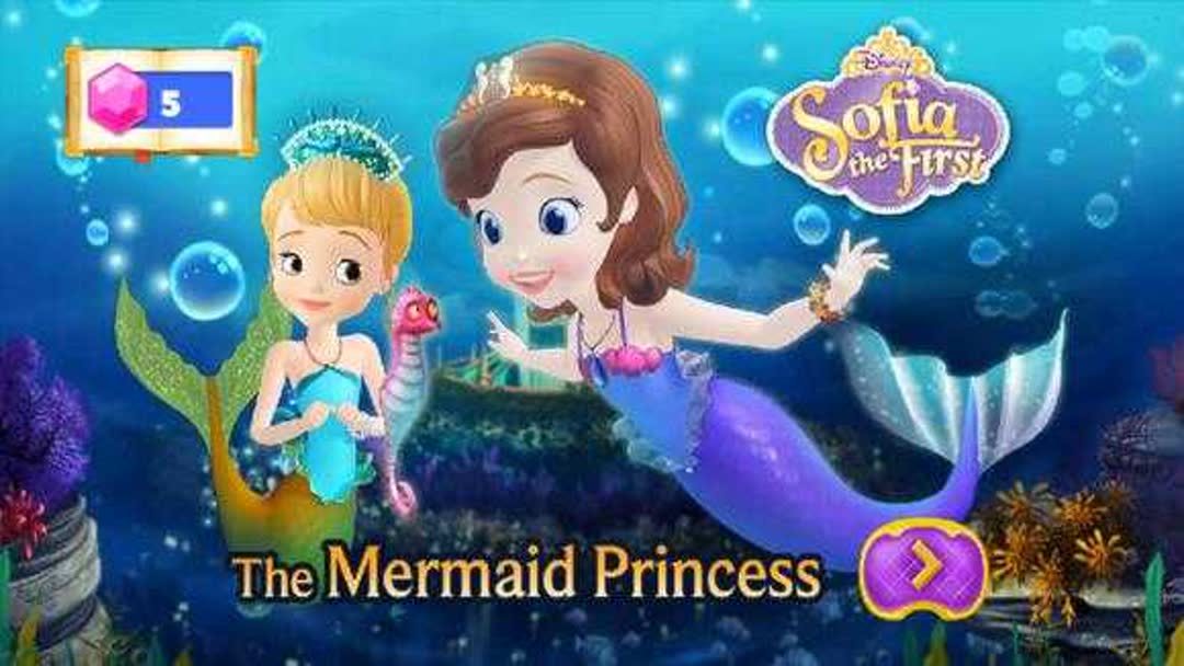 ♡小公主苏菲亚♡动画主题游戏小美人鱼公主