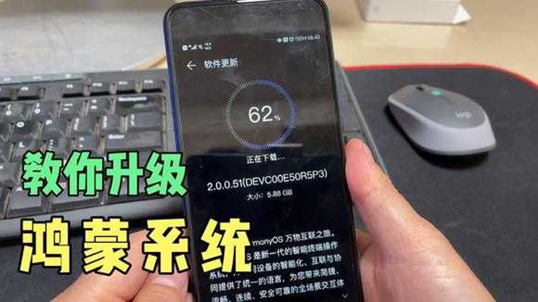 没有收到推送,手机如何升级为鸿蒙系统?教你这样操作!