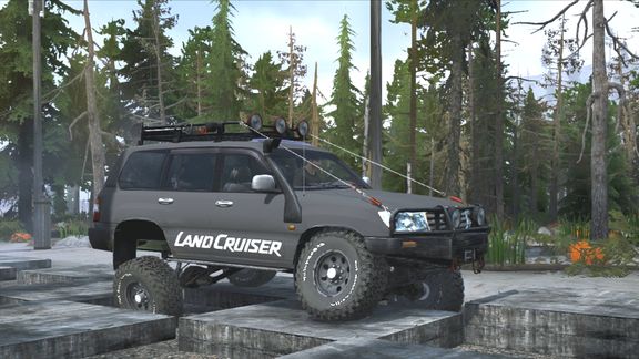 泥泞奔驰:越野测试,丰田兰德酷路泽,陆地巡洋舰!