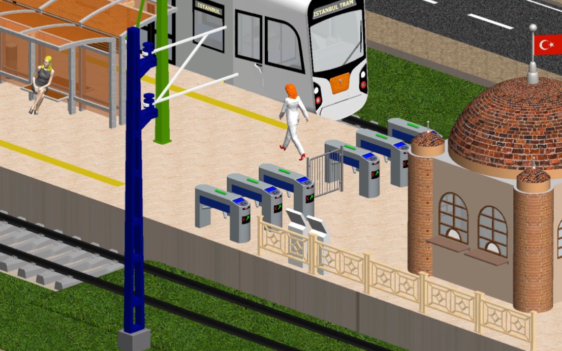 solidworks做的火车站动画视频,这细节这人物,6不6?