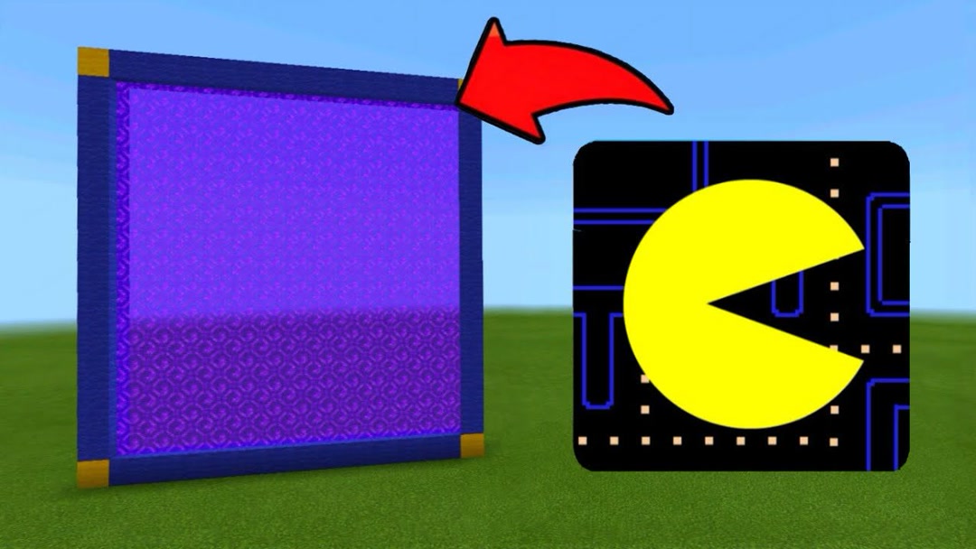 我的世界传送门教程:教大家传送到吃豆人的世界