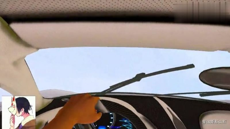 小新解说模拟车辆:下雨天开着布加迪上路是什么感觉?