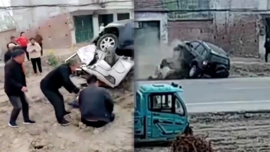 男子撞车后拿石块猛砸对方,警方:情感纠纷引发,涉嫌故意杀人