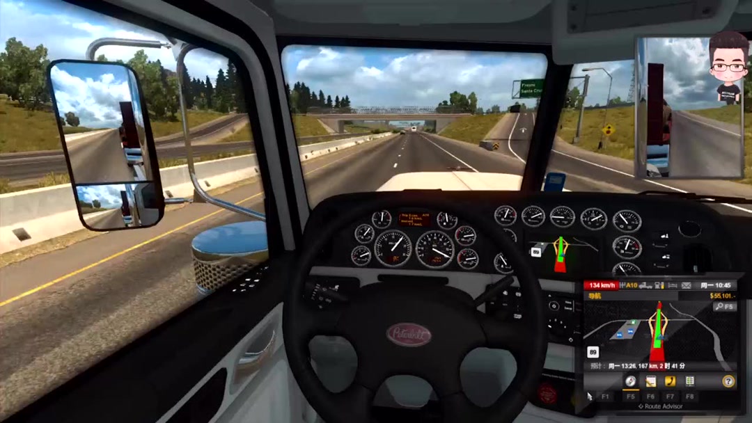 美国卡车模拟 每天半个小时游美国 14