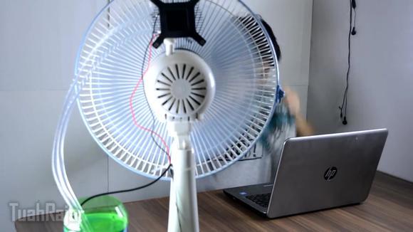 教你如何把你家的电风扇改成一个制冷的空调扇