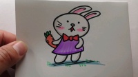 简笔画.小兔子