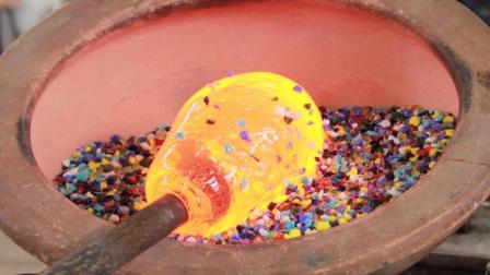 带你观看玻璃瓶制作的全部工艺, 纯手工制作, 一起来见识下!