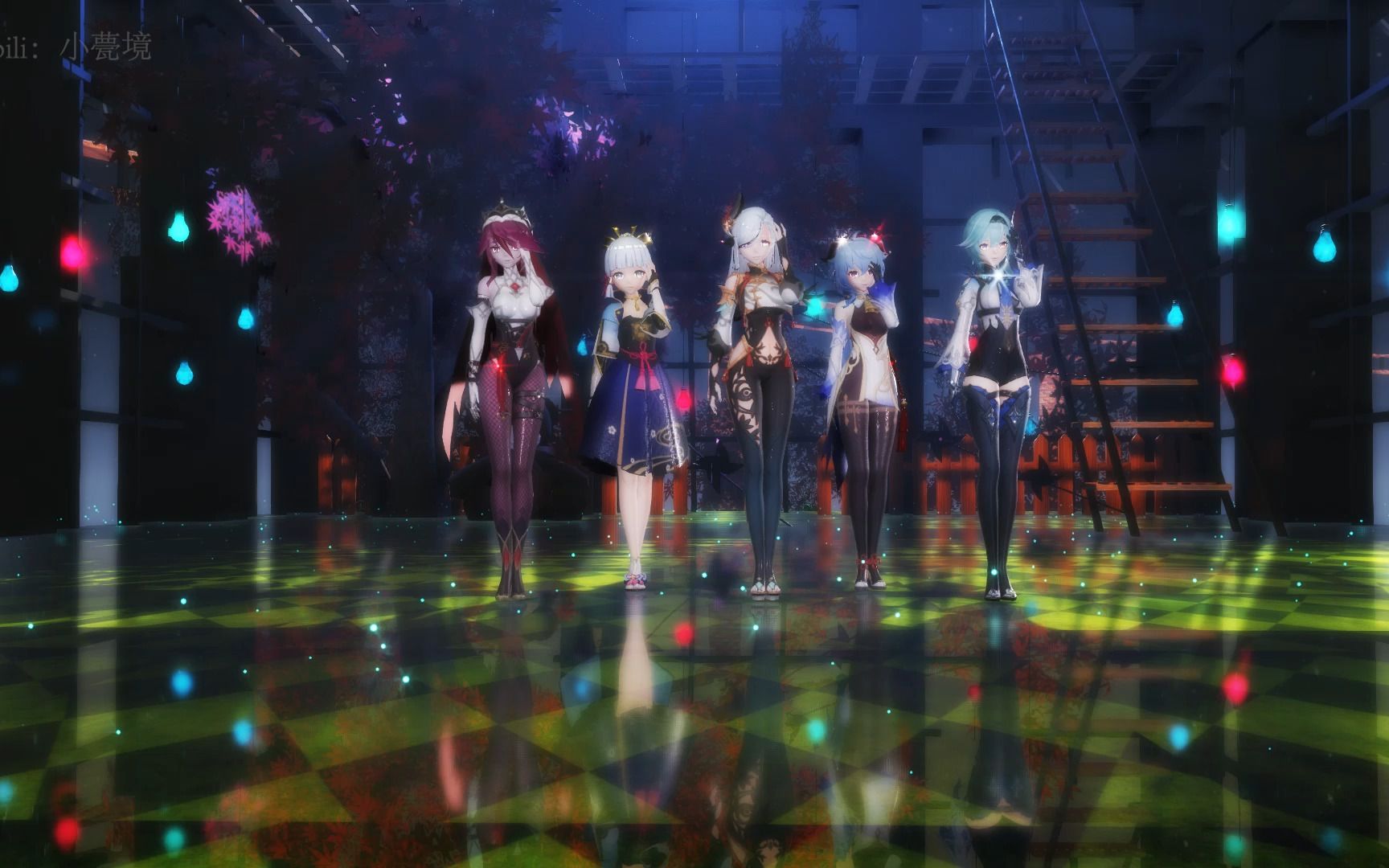 【原神MMD】原神冰系女团教你如何练好蜜桃!(无七七版本)[Nice Body]