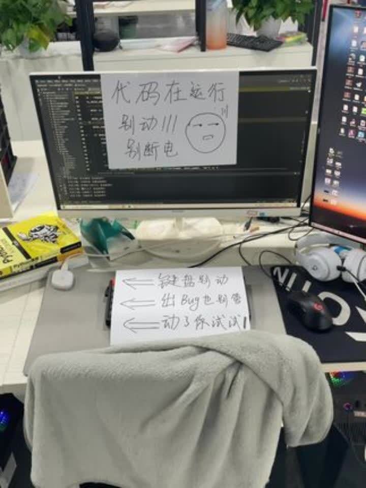 ...听别人说她这个代码还要运行好几天,你们说我要是把它关掉会怎样?#...
