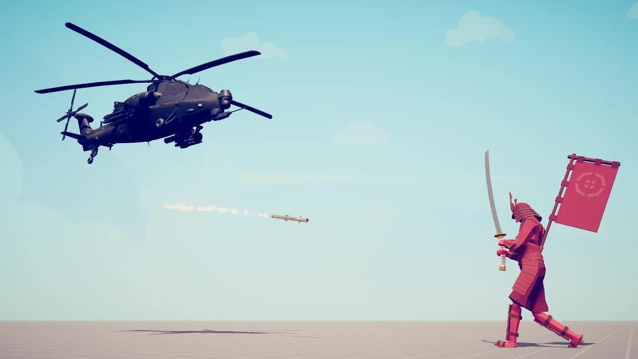 全面战争模拟器:能挡下所有飞行道具的武士能挡住子弹吗