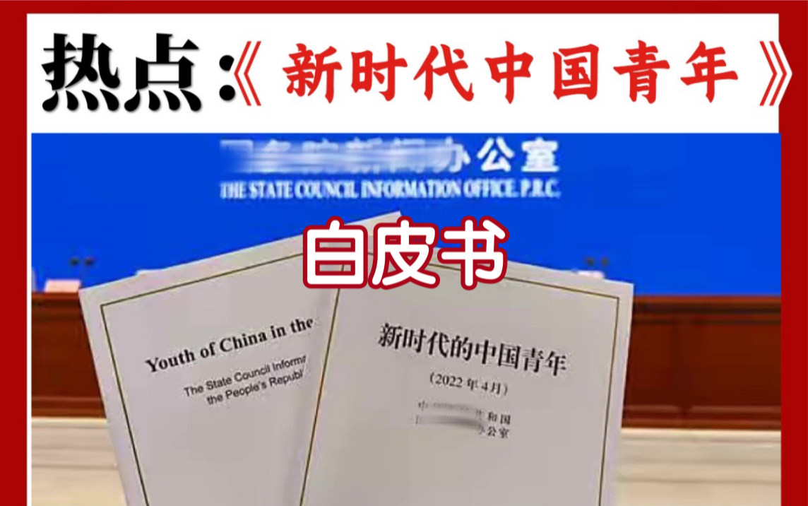 面试热点【新时代中国青年】白皮书-高分示范答题【必考】