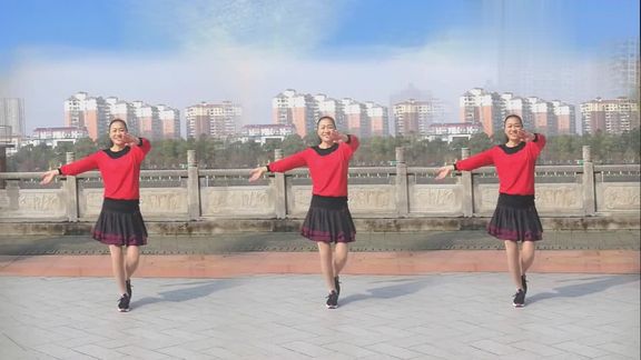 动感广场舞《众人划桨开大船》节奏带劲 冬日健身舞蹈 时尚好看
