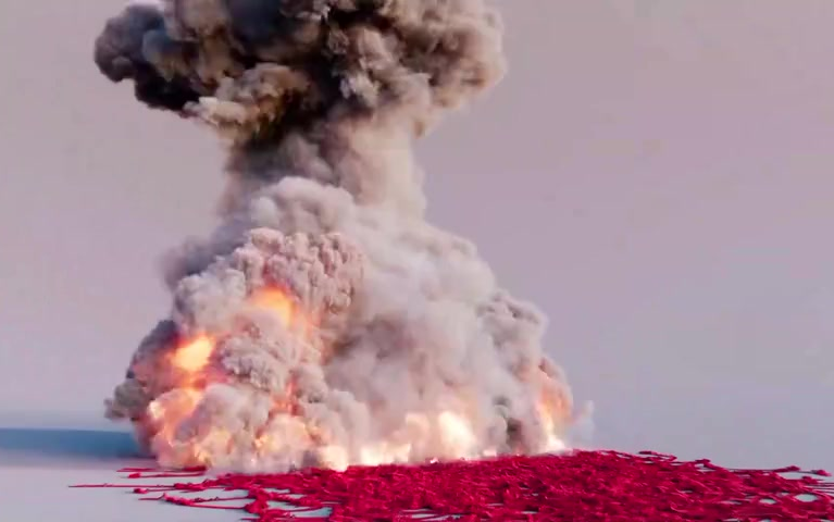 houdini大型鞭炮爆炸pyro特效Firecrackers Breakdown