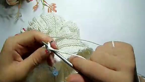 钩针编织教学 小朋友毛衣背心(3)