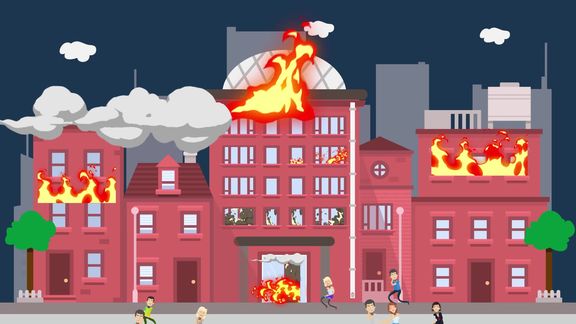 75%医用酒精室内消防安全管理 #众志成城战疫有我 @应急管理部天津...