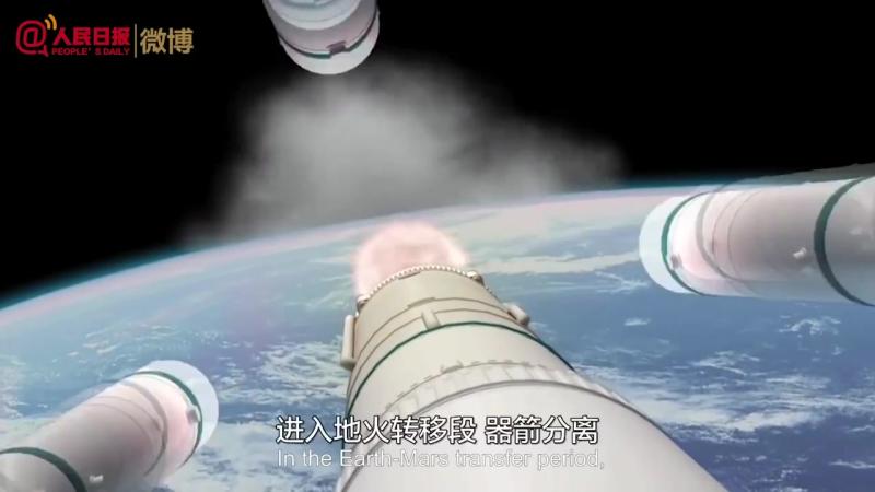 3D双语动画!从地球到火星,天问一号要飞多久