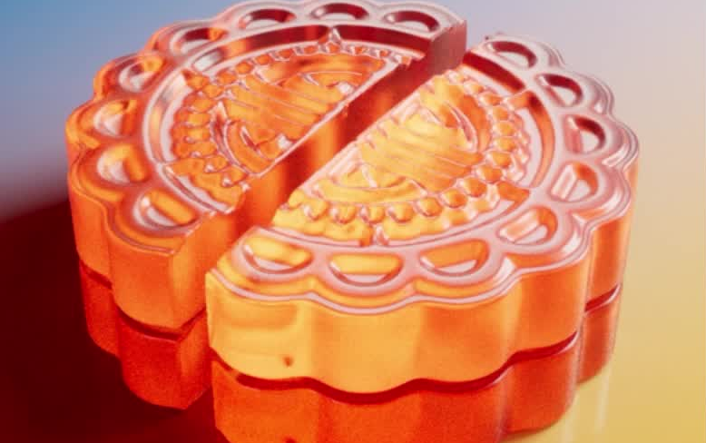 【C4D教程】C4D冰皮软糖月饼制作教程