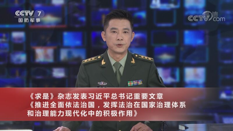 ...依法治国,发挥法治在国家治理体系和治理能力现代化中的积极作用》