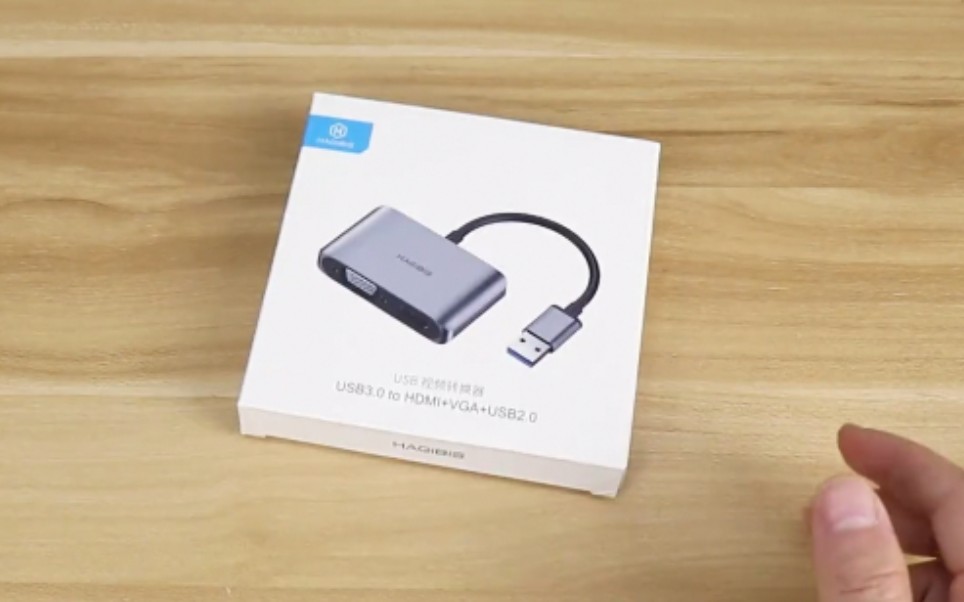 USB3.0接口扩展坞,这款设备除了可以扩展出HDMI口和VGA口,还有...