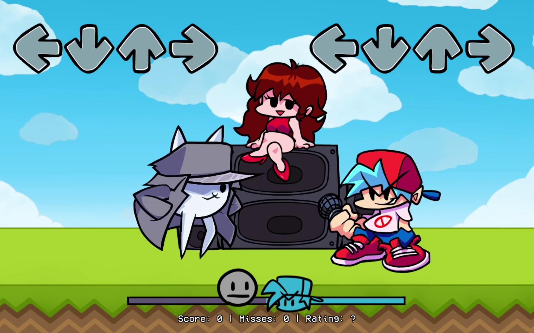 FNF Battle Cats 模组全流程无敌的白金之喵