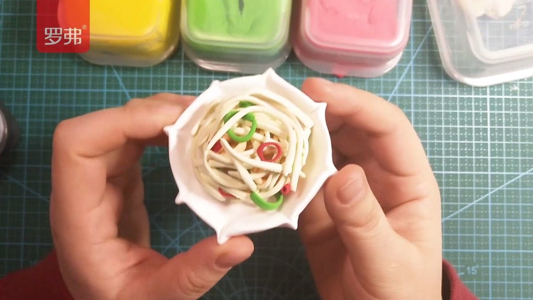 罗弗超轻粘土教程 — 美食系列酸辣土豆丝