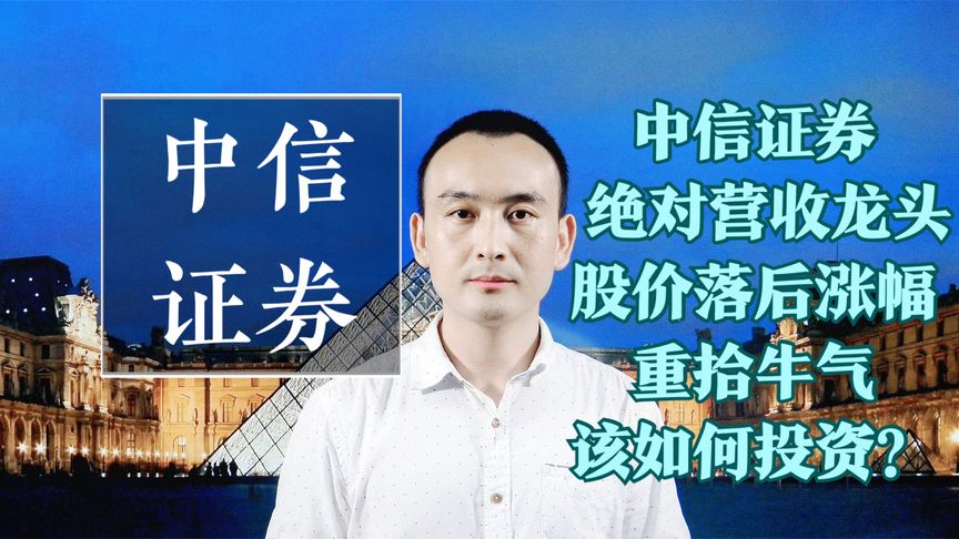中信证券 绝对营收龙头 股价落后涨幅 重拾牛气该如何投资?