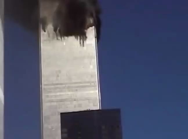 这段从第一栋楼爆炸开始到大楼倒塌之前的完整记录证明了“没有飞机”