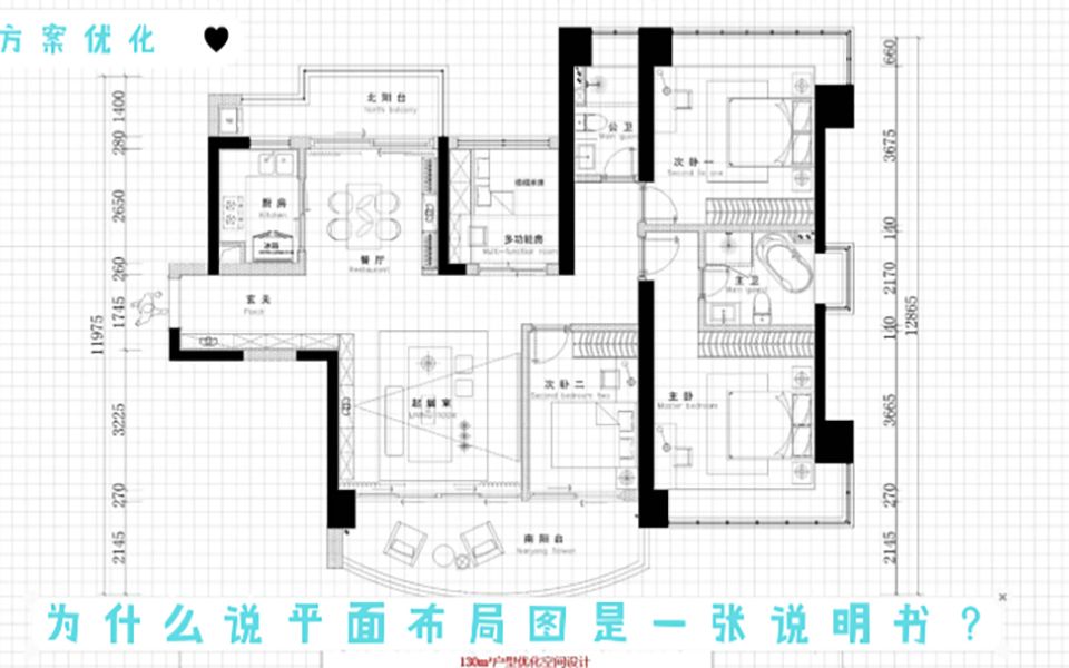 【室内设计】为什么说平面布局图是一张说明书?(下)