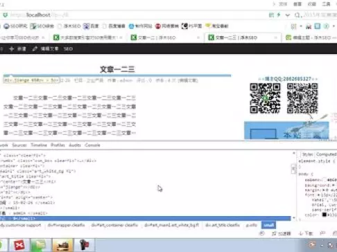 WordPress模板修改视频教程第八课:文章页面的修改