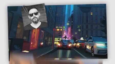 PS二维卡通场景绘画教程 2D Sequence Illustration