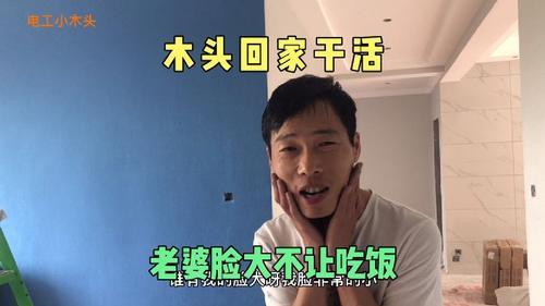 木头回家了,老婆说脸大不让用膳,准备让老电工来干活