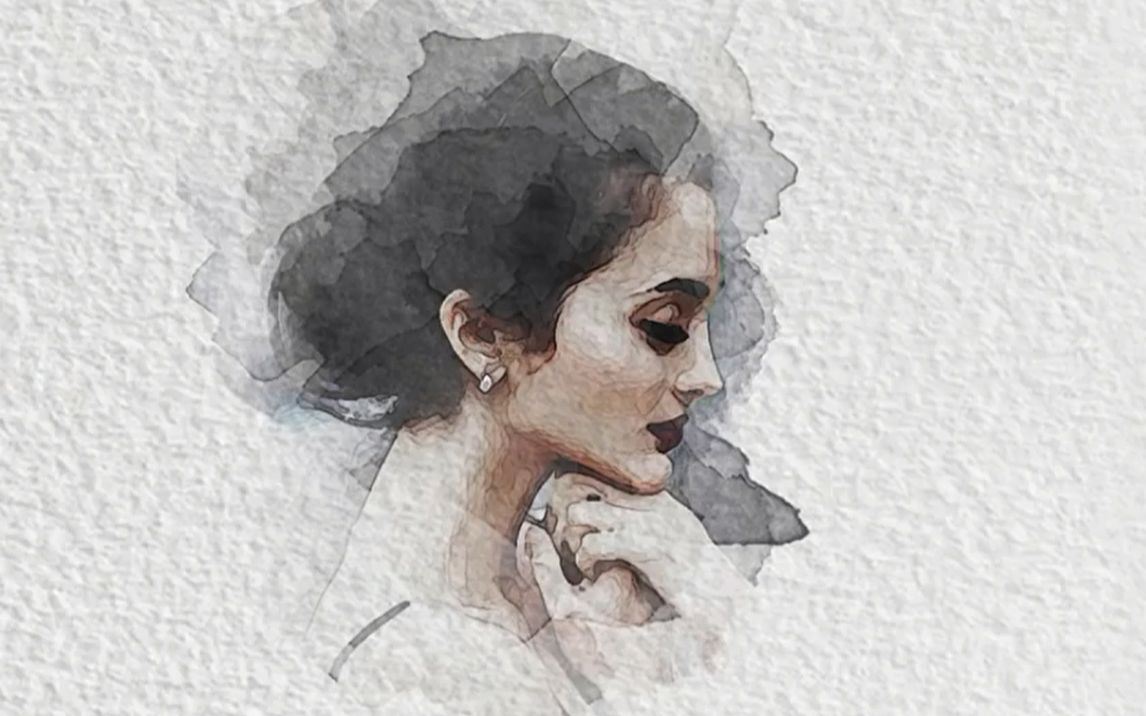如何用PS制作水彩画效果