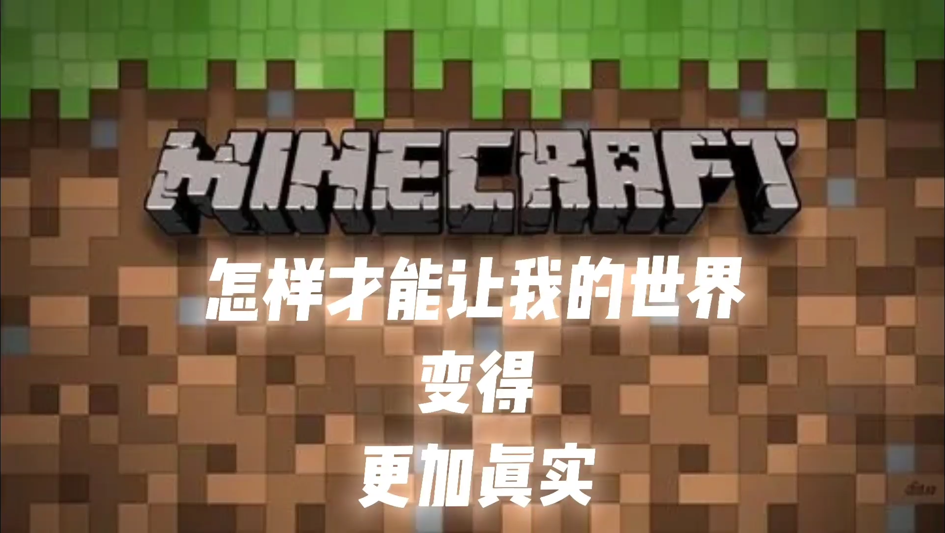《更真实的我的世界》网易基岩版