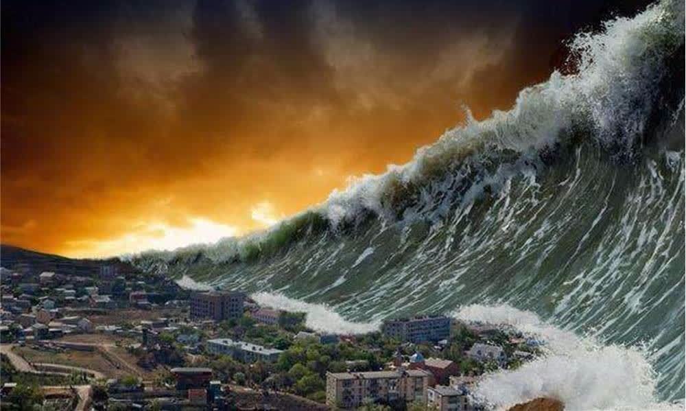 世界最强海啸,巨浪高达524米,幸存者提起仍脸色苍白?