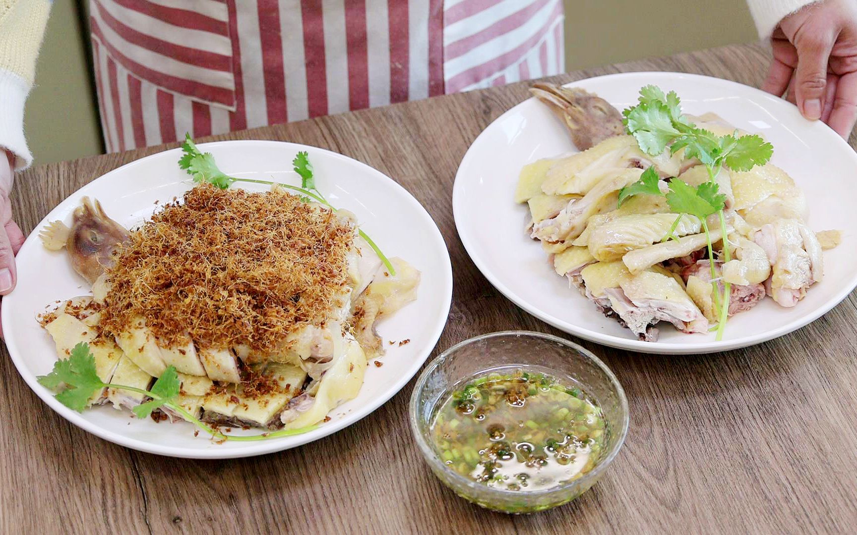 传统客家年鸡,一鸡两吃有诀窍,我家年夜饭必上的一道菜,太香了