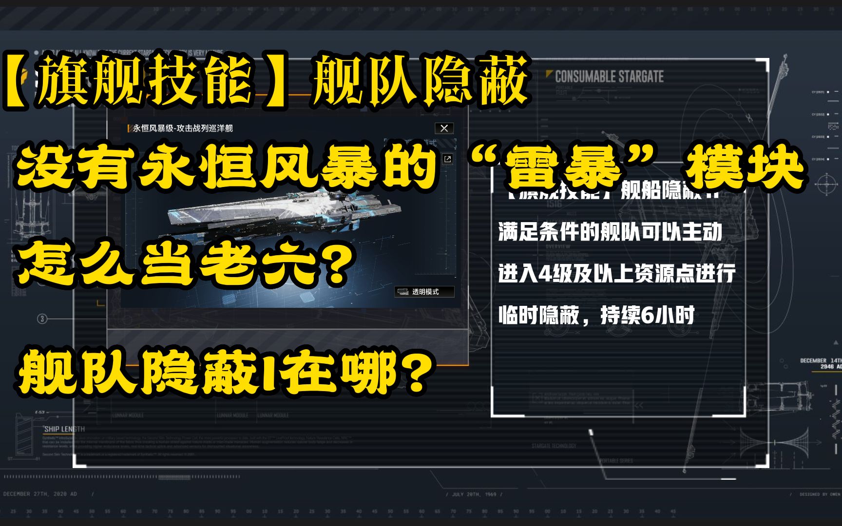 ...舰队隐蔽ߐ�没有“雷暴”模块怎么当老六?⚡无尽的拉格朗日⚡