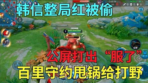 王者荣耀:百里守约这样玩,对面打野公屏打“服了”,全局没拿红