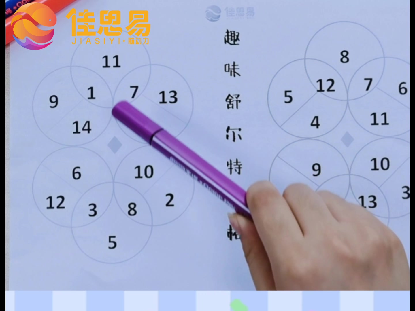 趣味舒尔特方格#专注力#记忆力#注意力