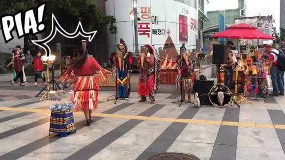 Even韩国之行遇到的街头艺人,很棒!