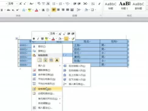 3.4.4 设置表格格式 舒洪凡