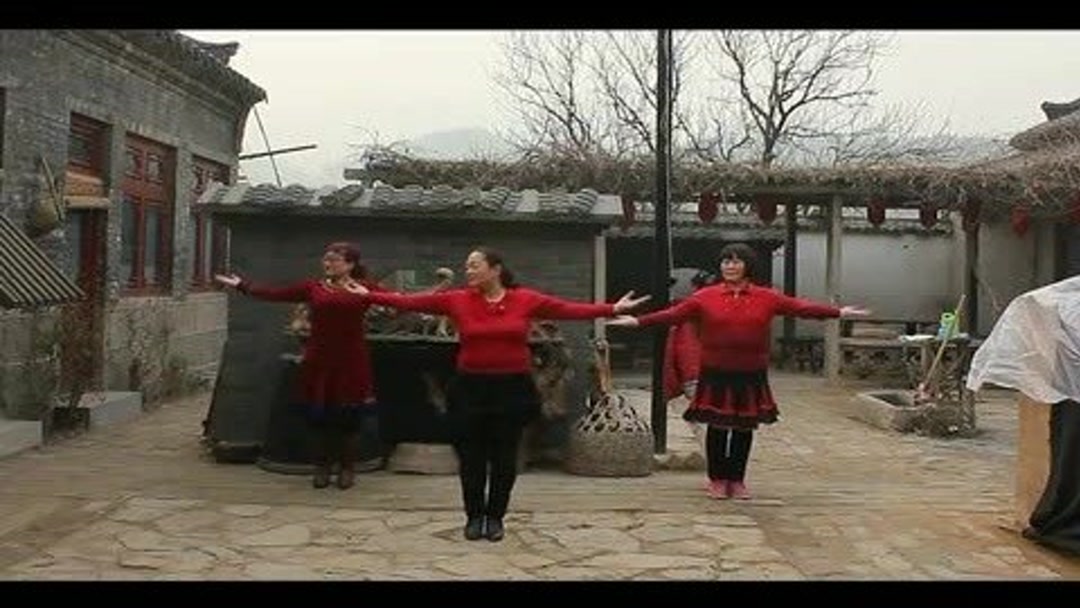 齐鲁第一古村小金鱼广场舞跳到北京